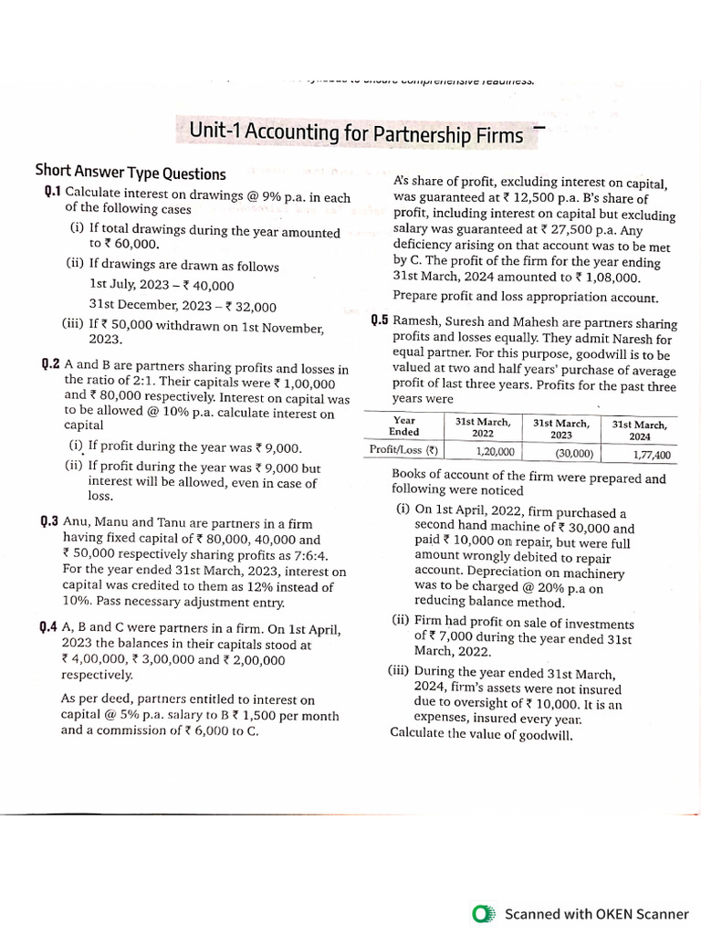 50 Important Ques From Sample Papers | PDF