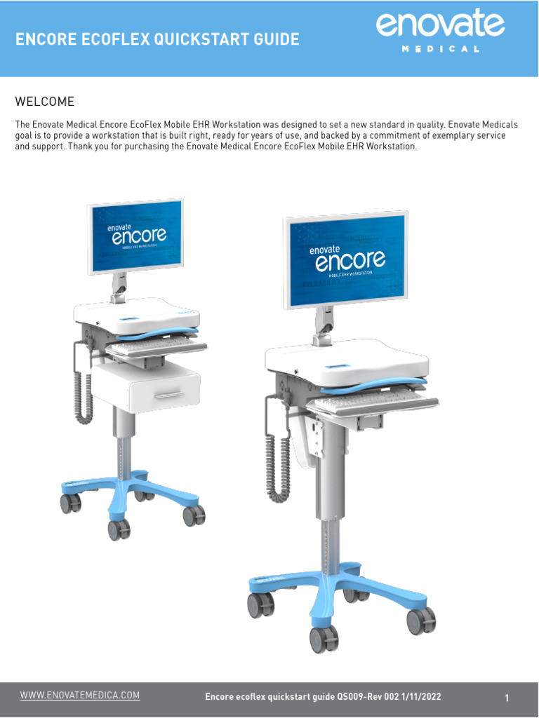 Encore EcoFlex Quick Start Guide | PDF | Computer Keyboard | Ac Power ...