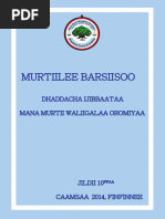 Xalayaa Deeggarsaa | PDF