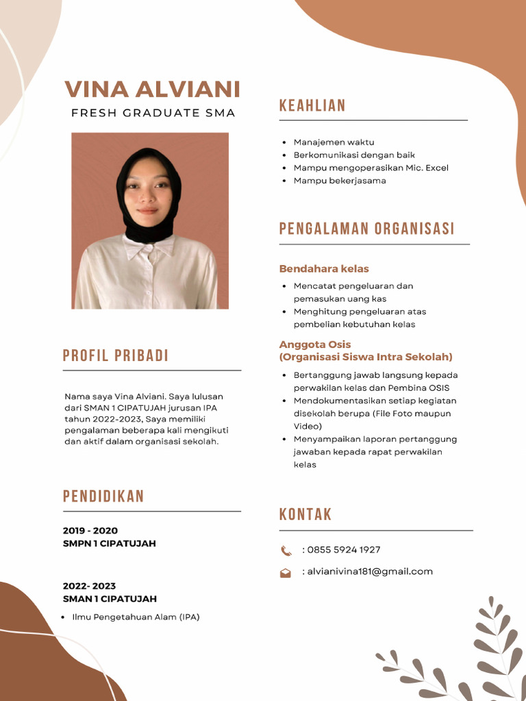 Cv. Vina Aliviani | PDF