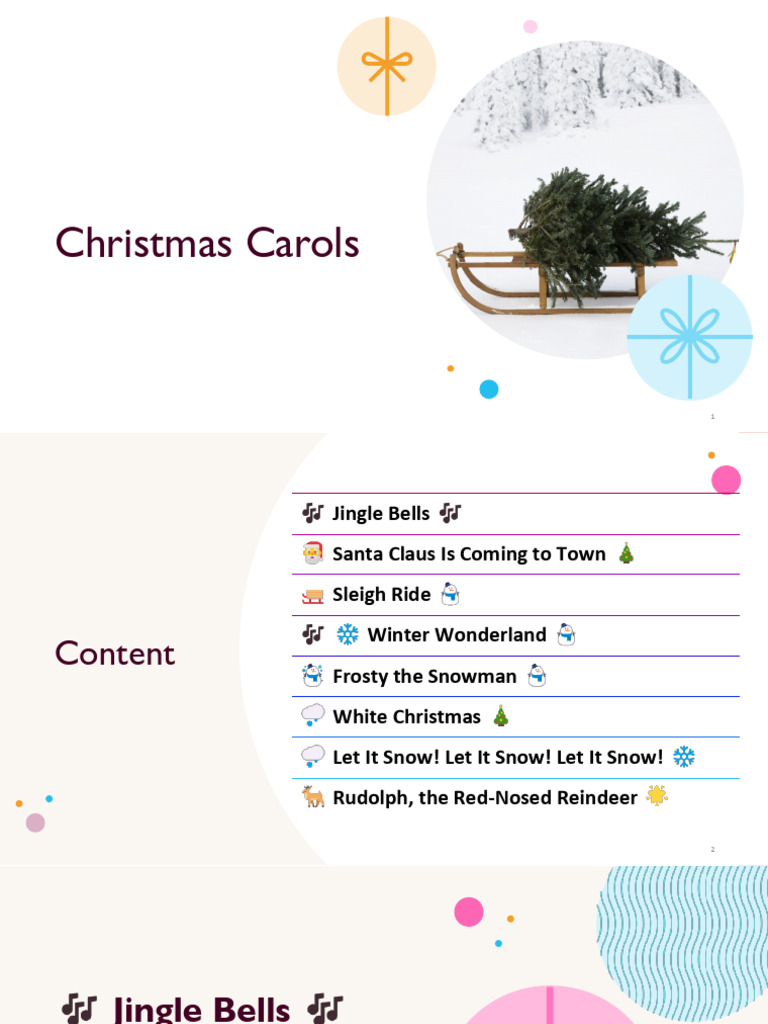 CHRISTMAS CAROL 2 (1) | PDF | Christmas Songs | Songs