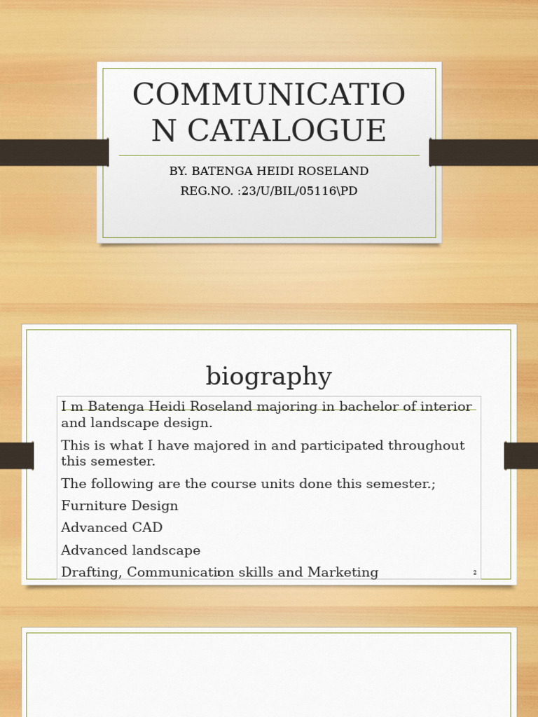 Communication Catalogue | PDF