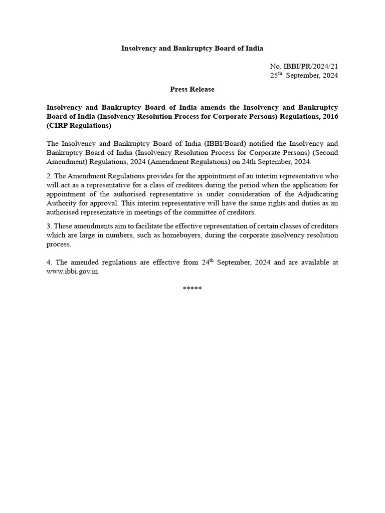 Amendment Sept 2024 | PDF