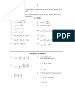 Formula Addmath SPM KSSM | PDF
