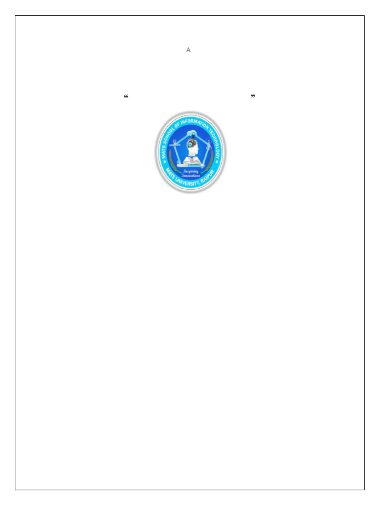 TemplateFront Page Anurag | PDF | Computing TemplateFront Page Anurag | PDF | Computing