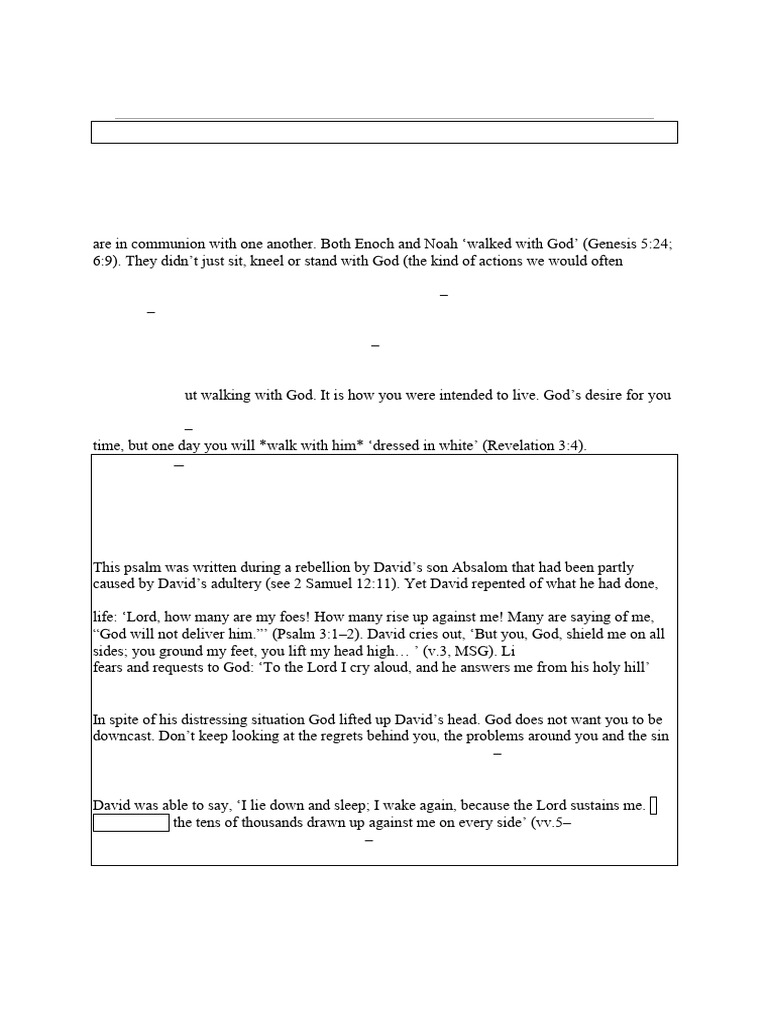 Devotional | PDF | Baptism | Jesus