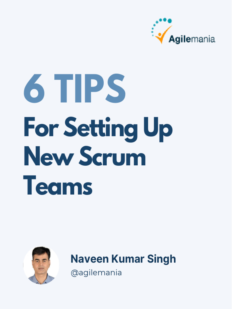 Setting A New Scrum Team | PDF