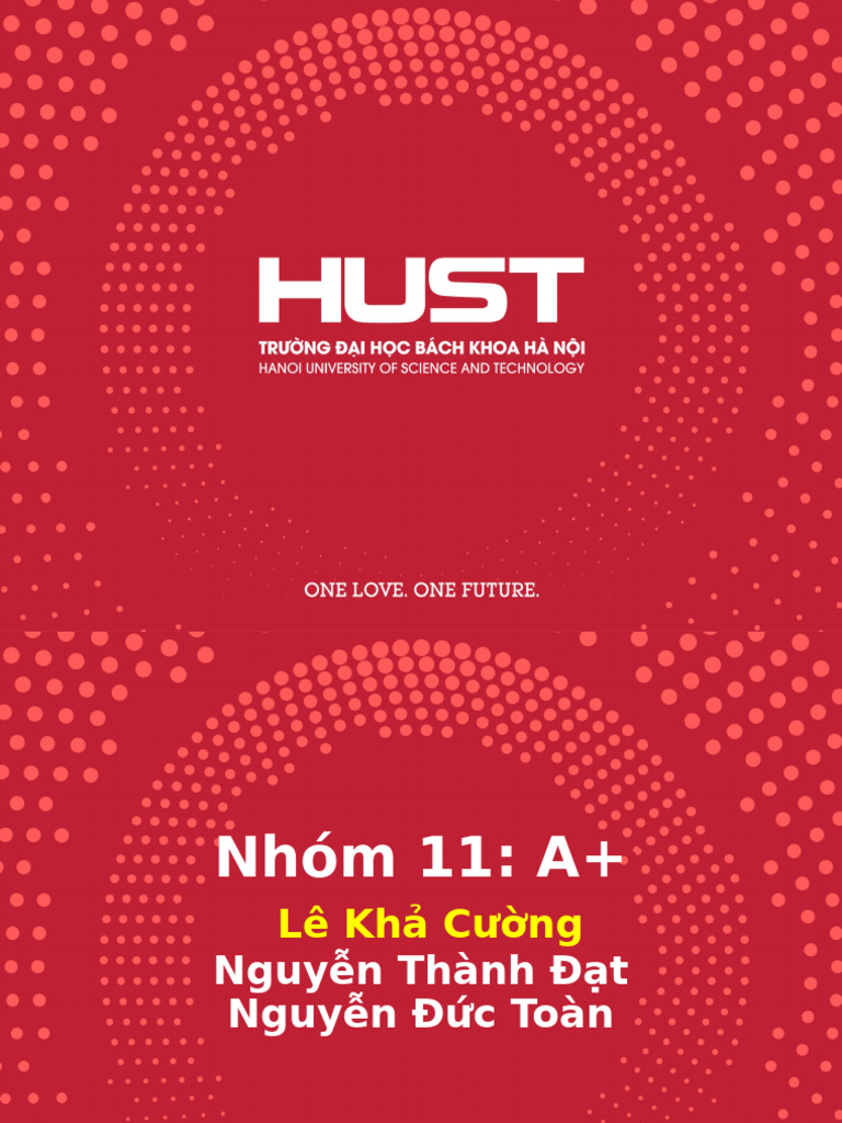 Hust Ppt Template 2021 ( Red 3x4) | PDF