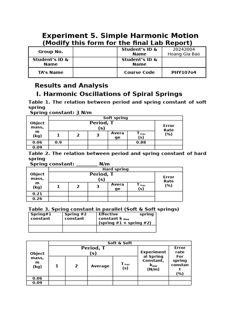 2024_Data sheet | PDF | Pendulum | Physical Phenomena
