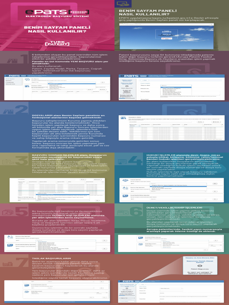 EPATS BENİM SAYFAM PANELİ BROŞÜR (Ocak 2020) | PDF