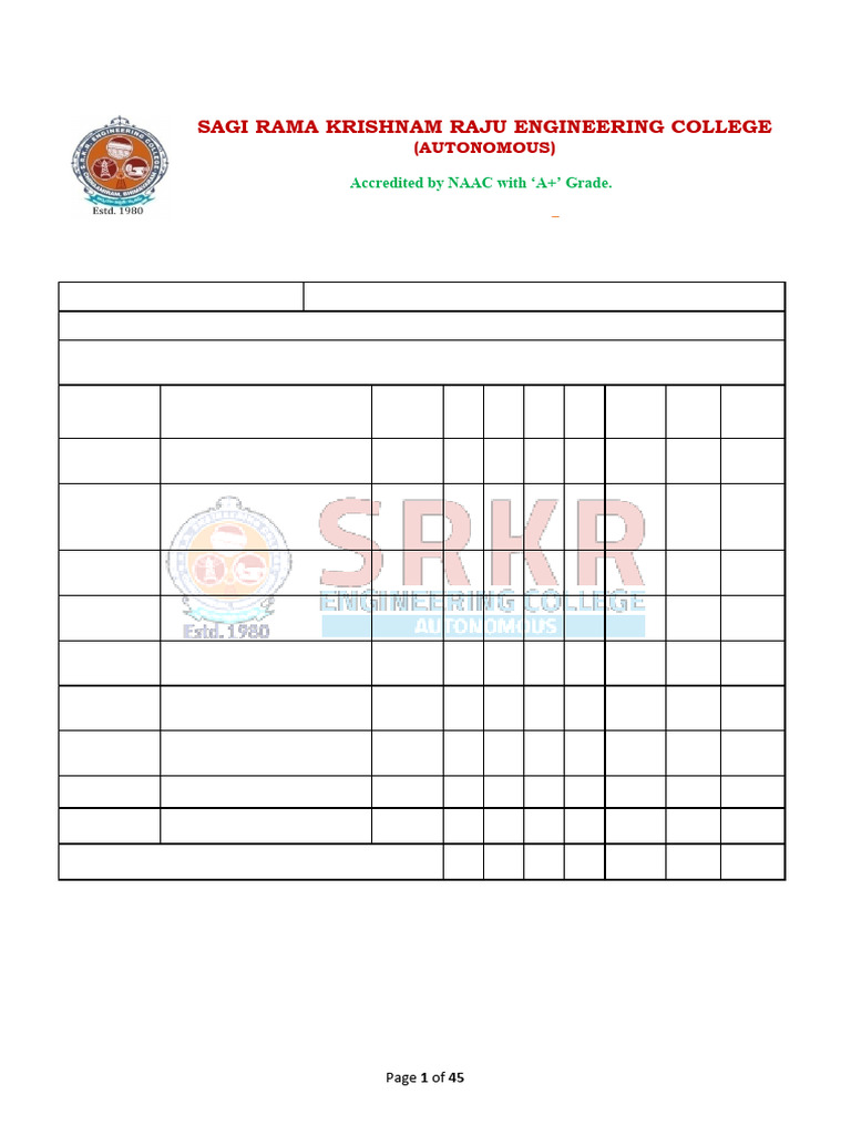Discrete Mathematics Syllabus R23 CSE | PDF | Relational Model | Relational Database