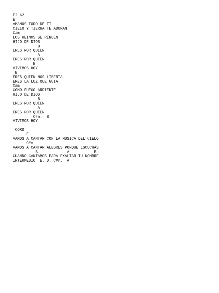 Vamos A Cantar (E) | PDF