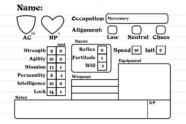DCC Character Sheet 2025-01-02 22-09-36 | PDF