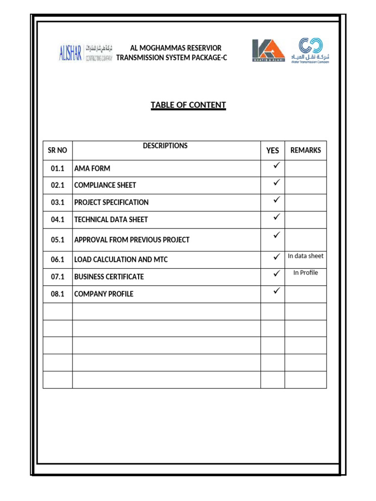 00. Table of Content | PDF