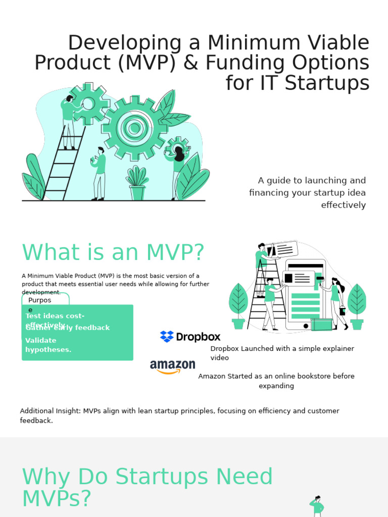 Enterprise in IT Week11, Lec 11 MVP | PDF | Startup Company | Small Business & Entrepreneurs