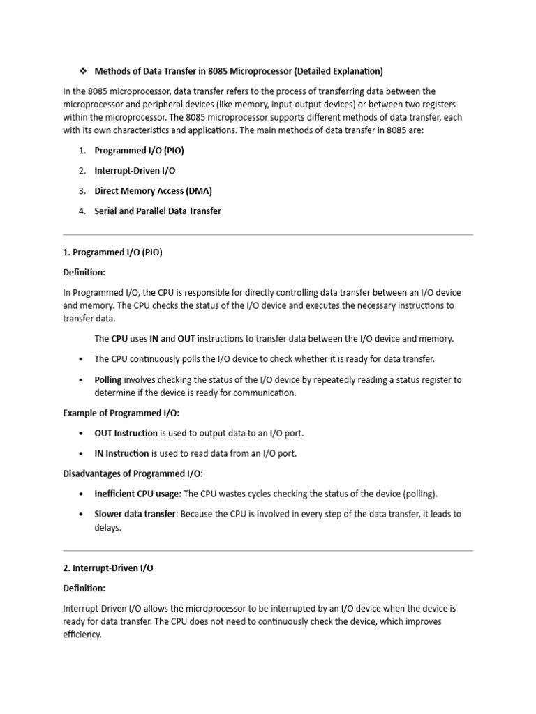 Microprocessor 2nd Chapters | PDF | Input/Output | Random Access Memory