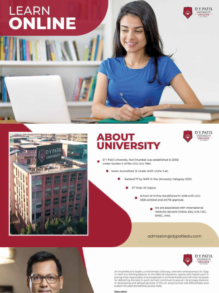 Dy Patil University Ner u Lmba Brochure | PDF