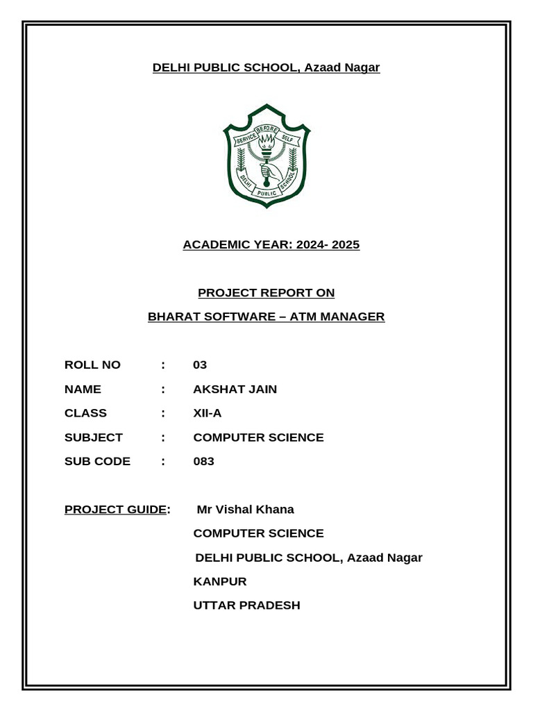 CS Project | PDF | Software Testing | Computer Program