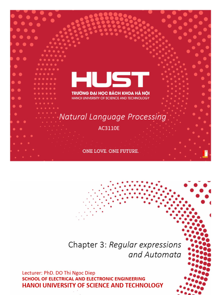 2.Chapter3_Regular expressions and Automata | PDF | Automata Theory | Regular Expression