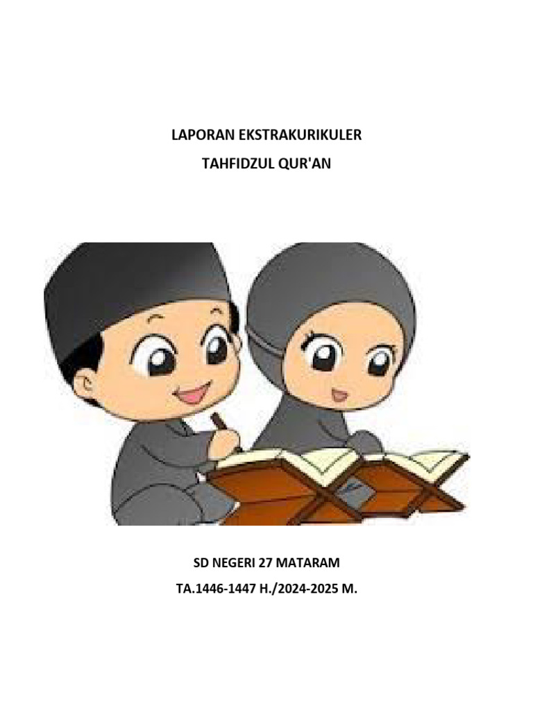 Laporan Ekskul Tahfidz 2425 | PDF