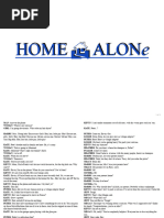 Home Alone Script | PDF | Violence