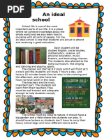 My Ideal School | PDF | Career & Growth | Home & Garden
