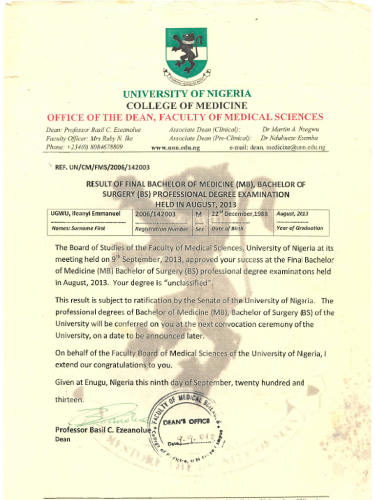 MBBS Certificate (1) (1) | PDF