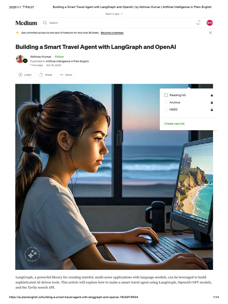 Building A Smart Travel Agent With LangGraph and OpenAI - by Abhinav Kumar - Artificial ...