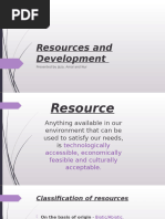Resources and Development Class 10 | PDF