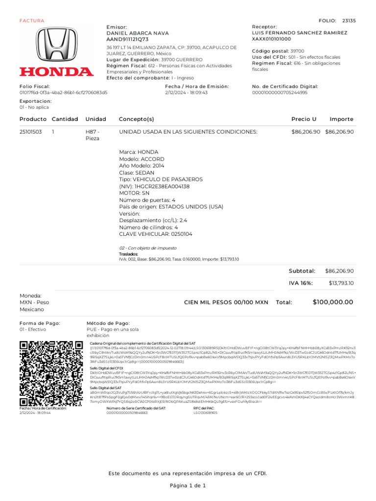 Luis Fernando Sanchez Ramirez | PDF