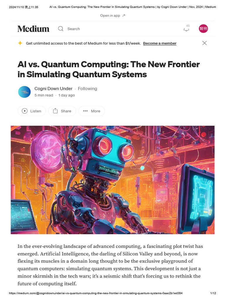 AI's Role in Quantum System Simulation | PDF | Artificial Intelligence | Intelligence (AI ...