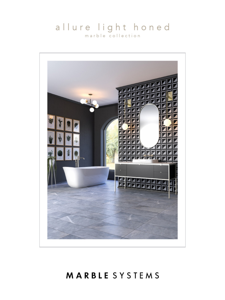 Allure Light Honed Marble | PDF | Tile | Architectural Design