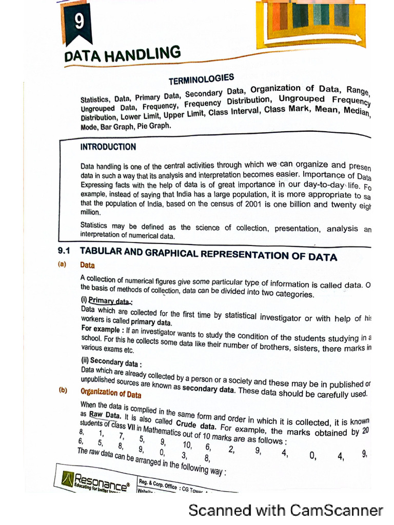 Class 7 Maths - Data Handling | PDF