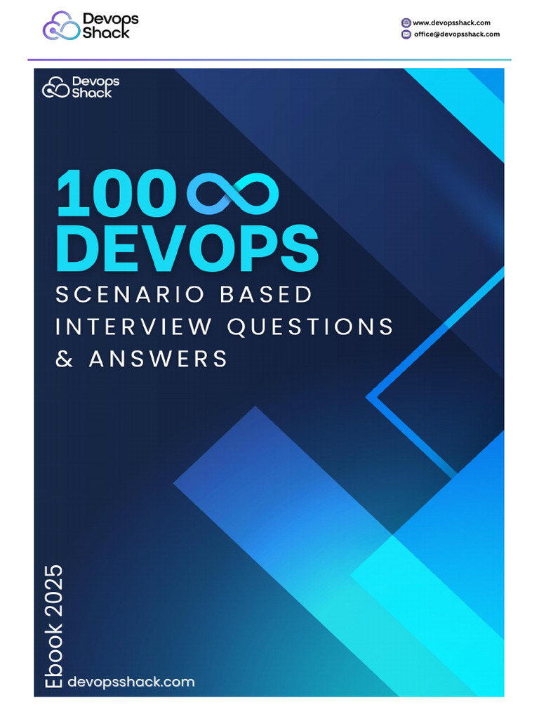 Devops Scenario Based Interview Questions And Answers 1 Pdf Load Balancing Computing