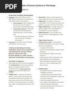 AnaPhy Module 1 Introduction To Anatomy and Physiology | PDF | Human ...