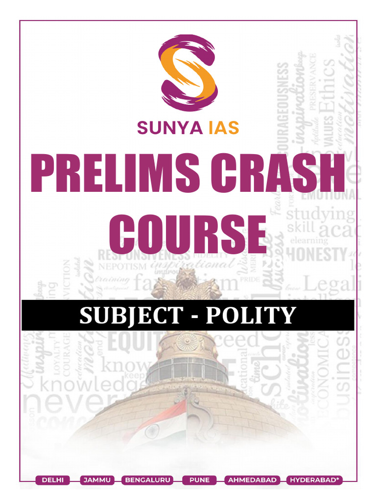 PCC Handwritten Notes Polity Lecture 5 | PDF