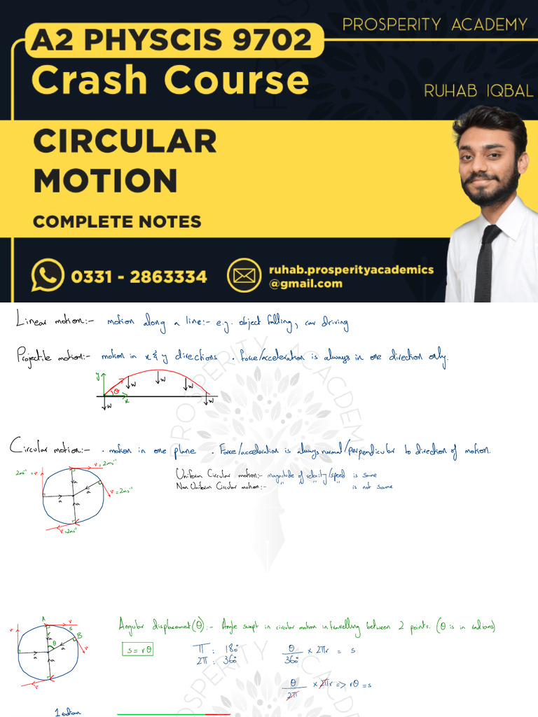 Circular Motion | PDF