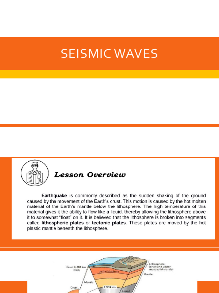 LEsson-3-Seismic-Waves Grde 8 | PDF