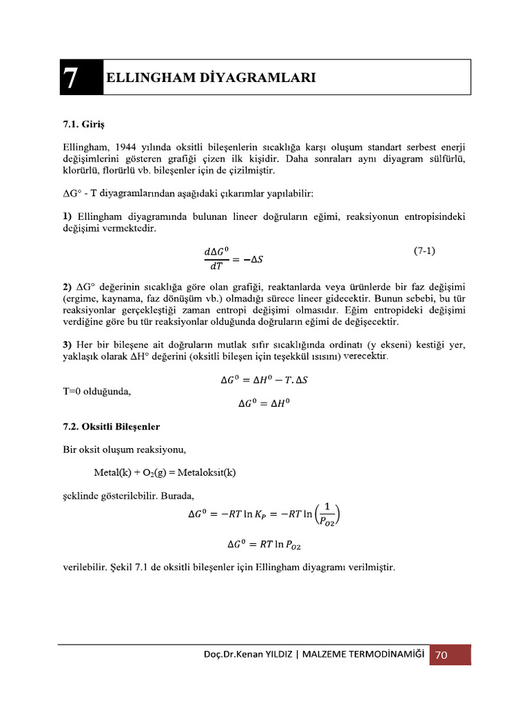 Application of Ellingham Diagrams | PDF