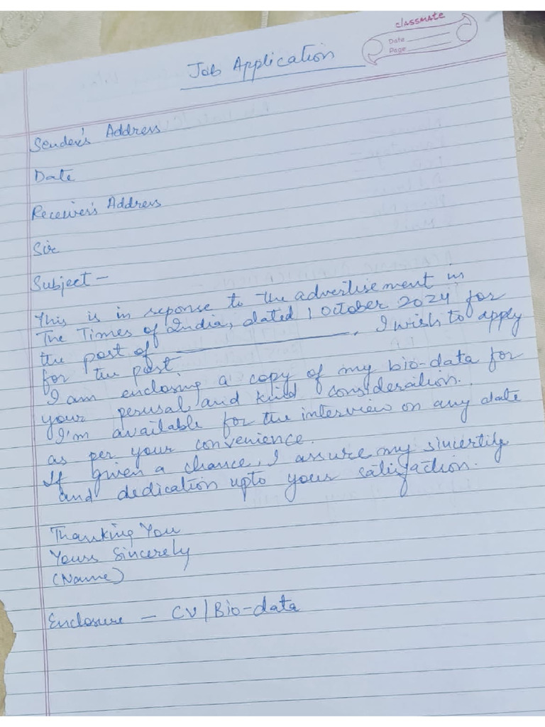 Job Application | PDF