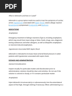 AEFI Kit Contents and Dosage Guidelines | PDF