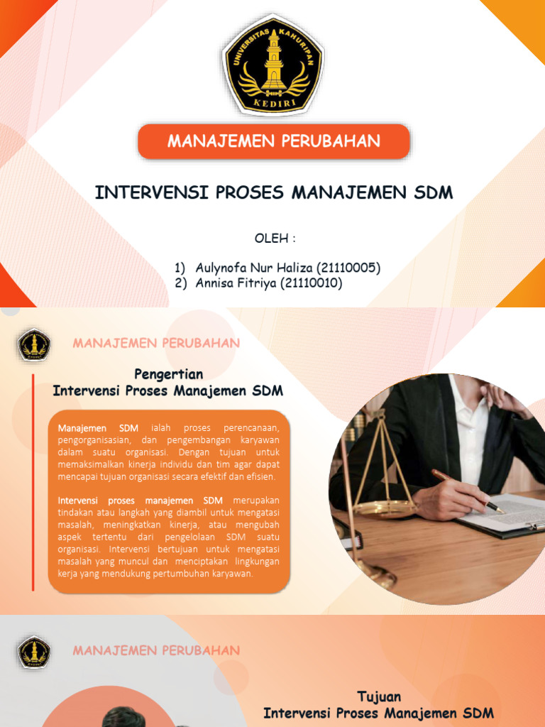 Intervensi Proses Manajemen SDM | PDF