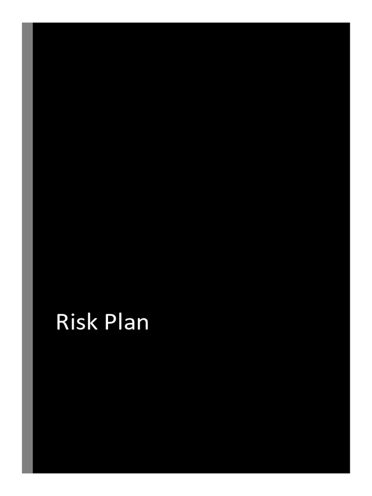 Risk Plan | PDF | Risk | Risk Management