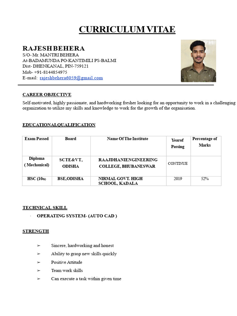 Rajesh behera new | PDF