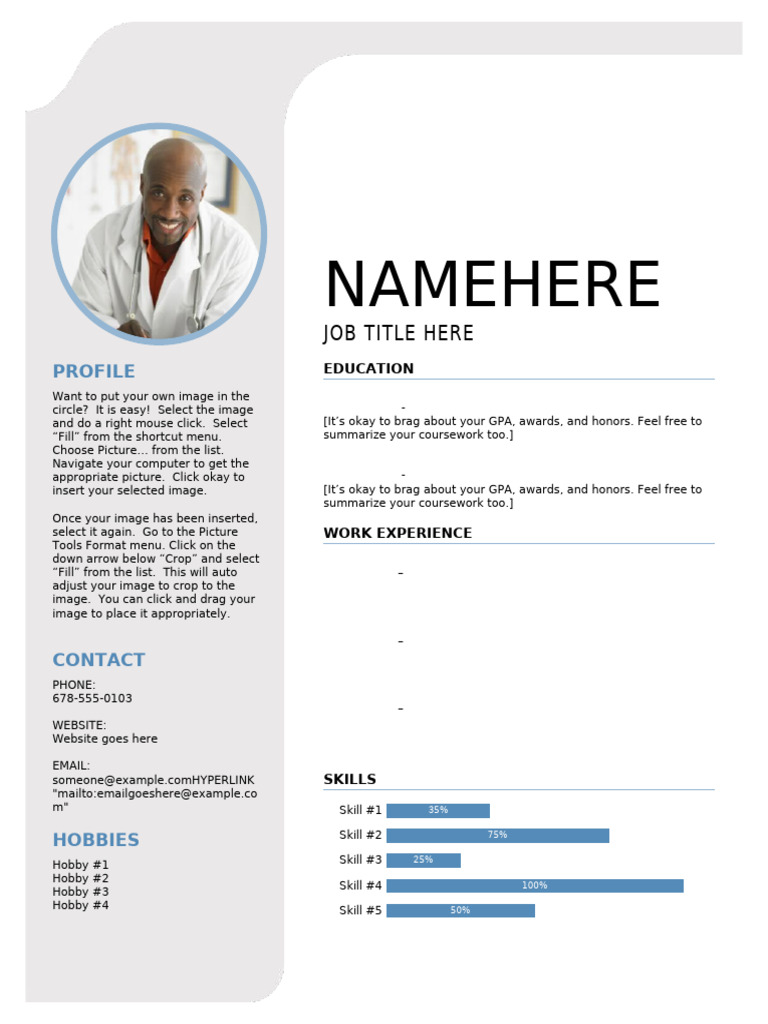 CV Template 1 | PDF