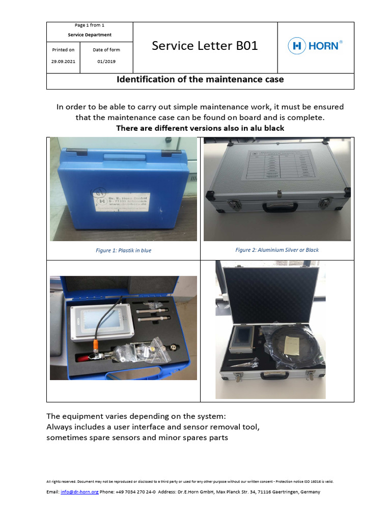 B01 Maintenace Case Check | PDF