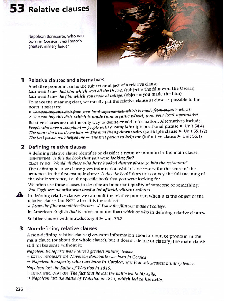 MGL - 236-243 - Relative Clauses | PDF | Aircraft
