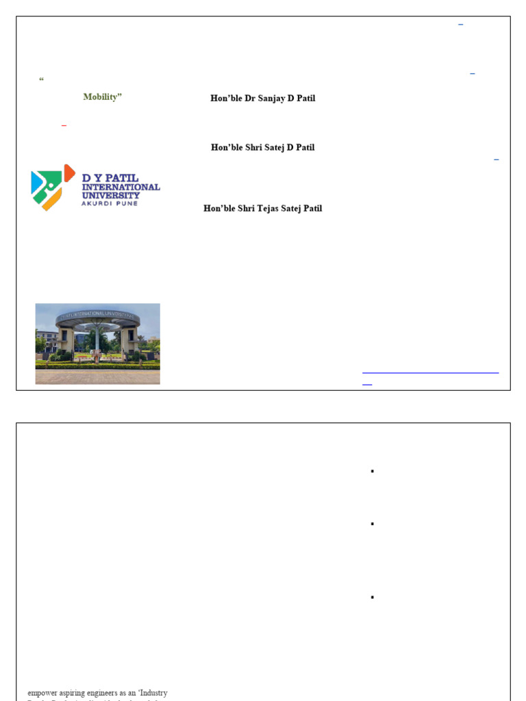 Fdp Brochure Scm Final Dypiu Pdf Innovation University