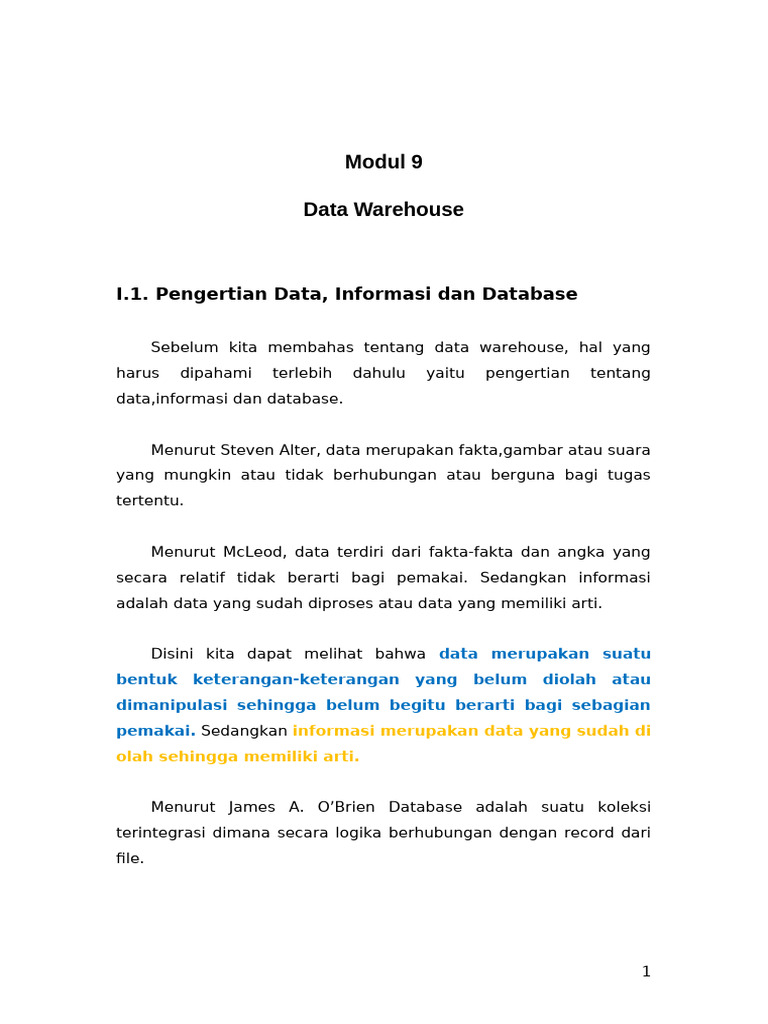 Modul 9 | PDF