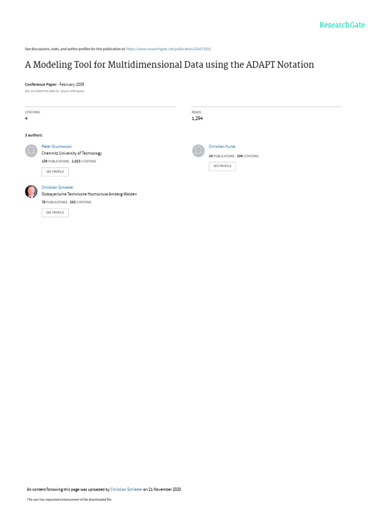 Conference Proceeding | PDF | Conceptual Model | Class (Computer ...